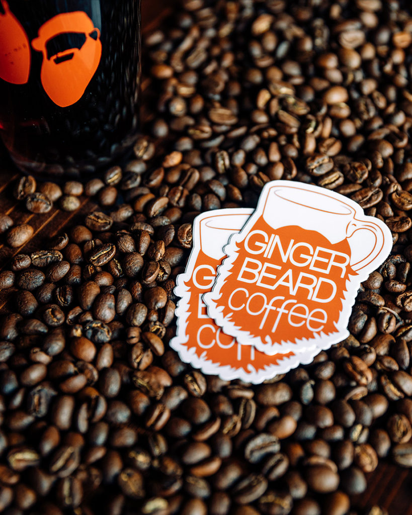 GBC Die-Cut Sticker | Ginger Beard Coffee